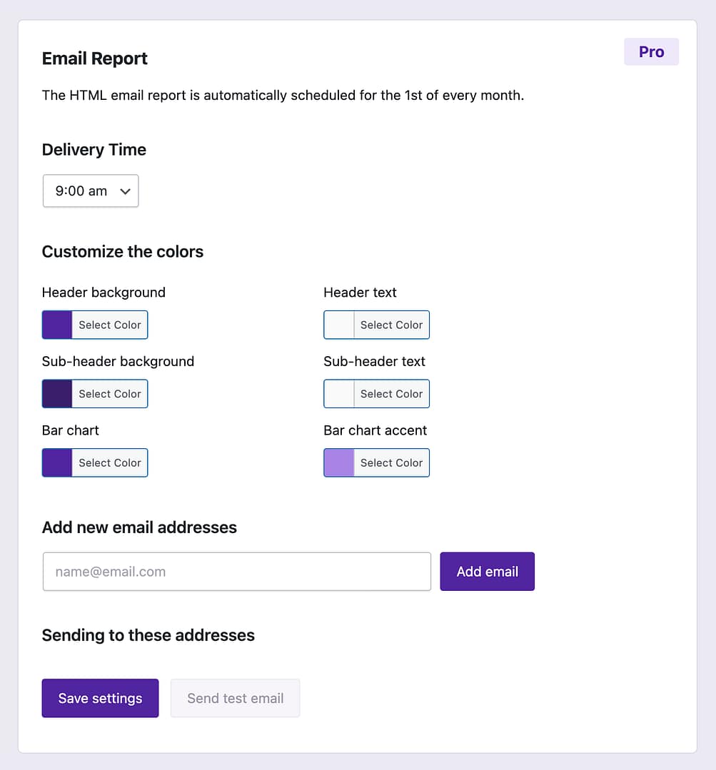 Email Reports - Independent Analytics