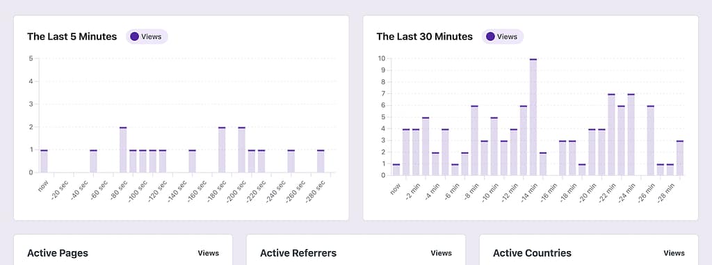 How to Use the Real-time Analytics - Independent Analytics