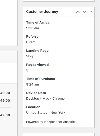 What the Order Referrers Box Displays - Independent Analytics