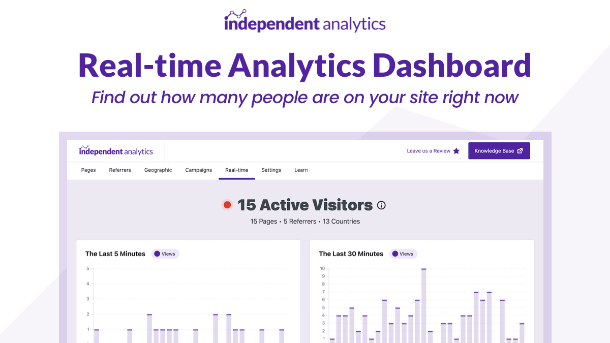Real-time Analytics for WordPress - Independent Analytics