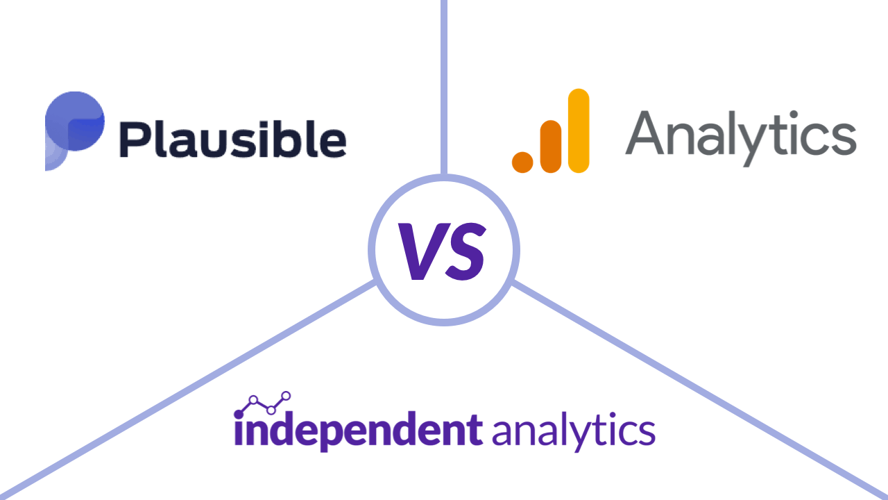 Plausible VS Google Analytics VS Independent Analytics