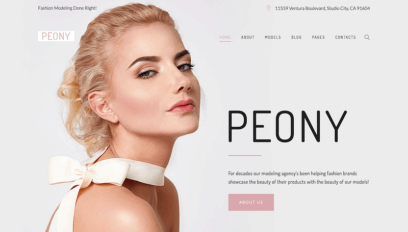 The 9 Best Model Agency WordPress Themes | Compete Themes