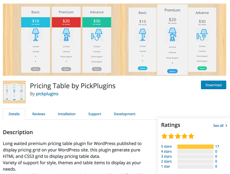 The 5 Best Pricing Table WordPress Plugins for 2021 | Compete Themes